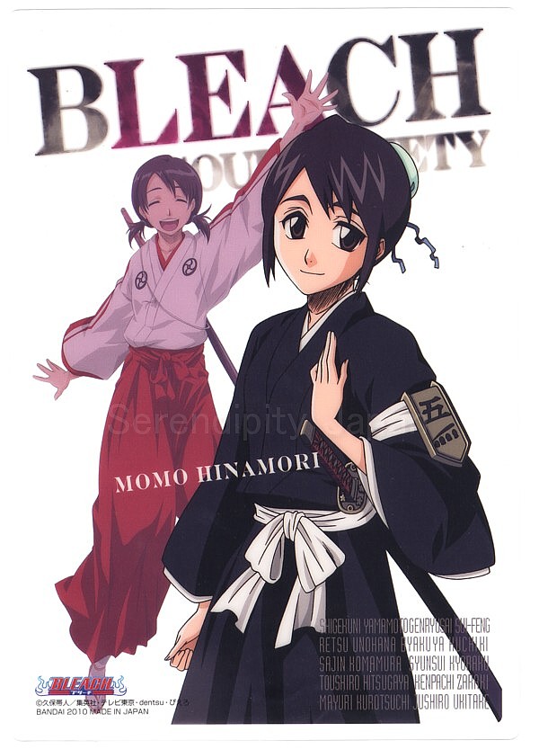 Bleach Anime Bleach Momo Hinamori Clear Soul Plate 2nd Jumbo Carddass